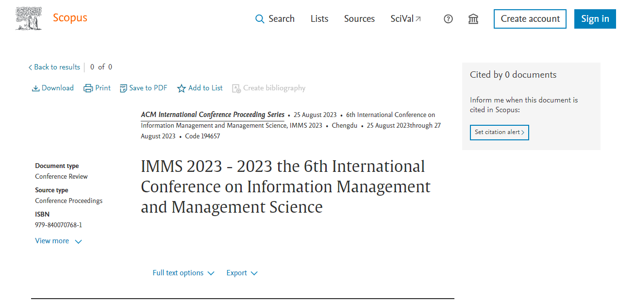 IMMS 2025 - 第八届信息管理与管理科学国际会议